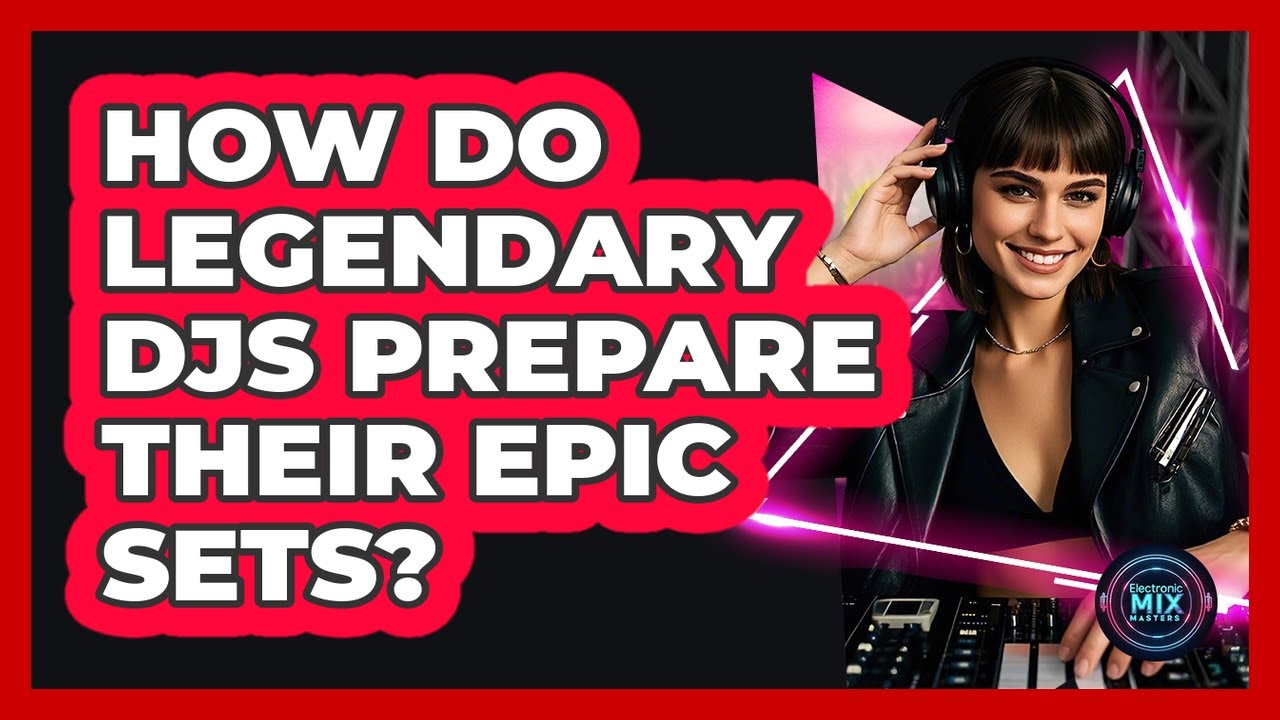 How Do Legendary DJs Prepare Their Epic Sets? - Electronic Mix Masters ...