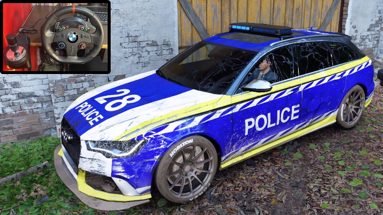 Restore - Police Audi RS6 Avant + Chase | Forza Horizon 5 Logitech G29 ...