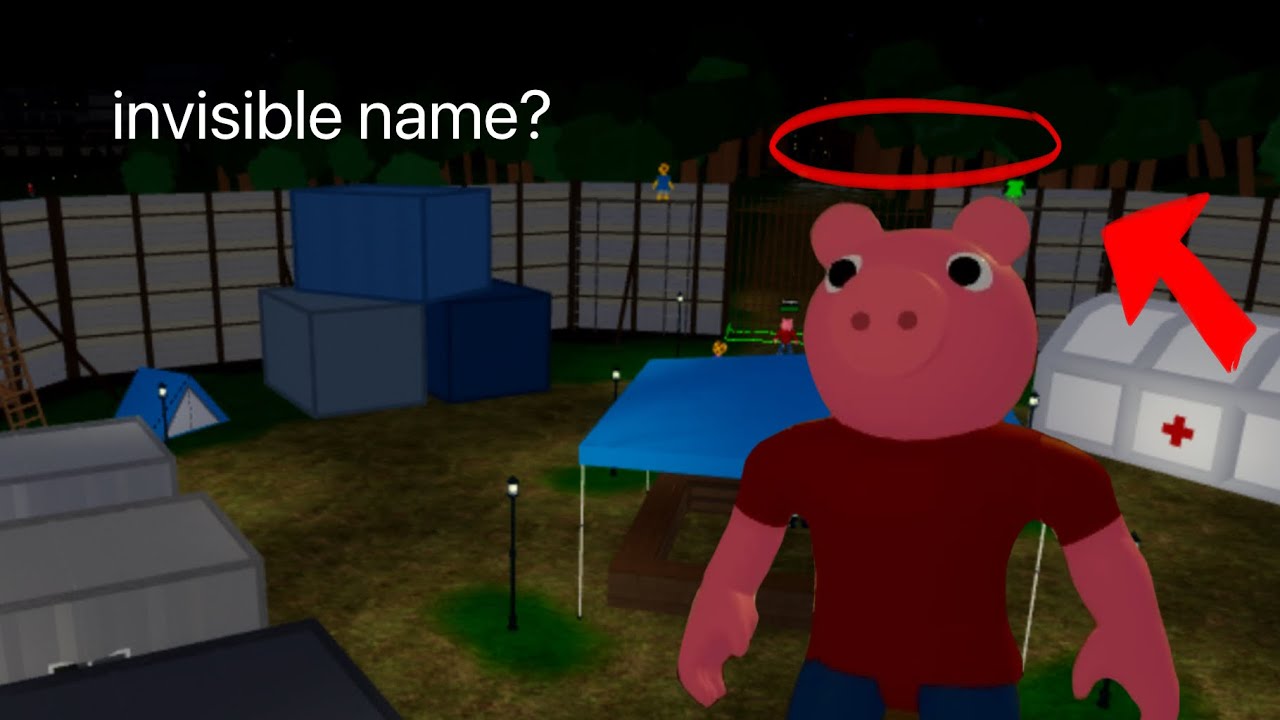 How to get invisible name in Piggy Intercity (tut) - YouTube
