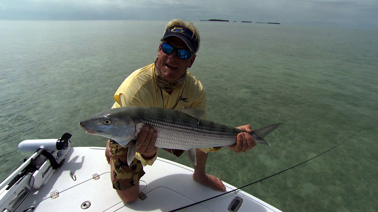 Bonefishing the Shallow Flats of the Florida Keys - YouTube