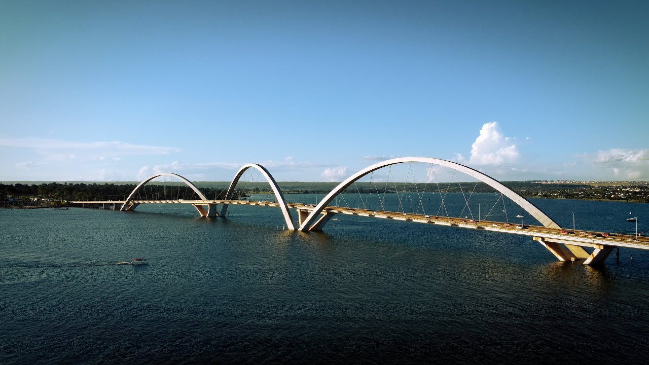 Juscelino Kubitschek Bridge - Drone Clip - YouTube