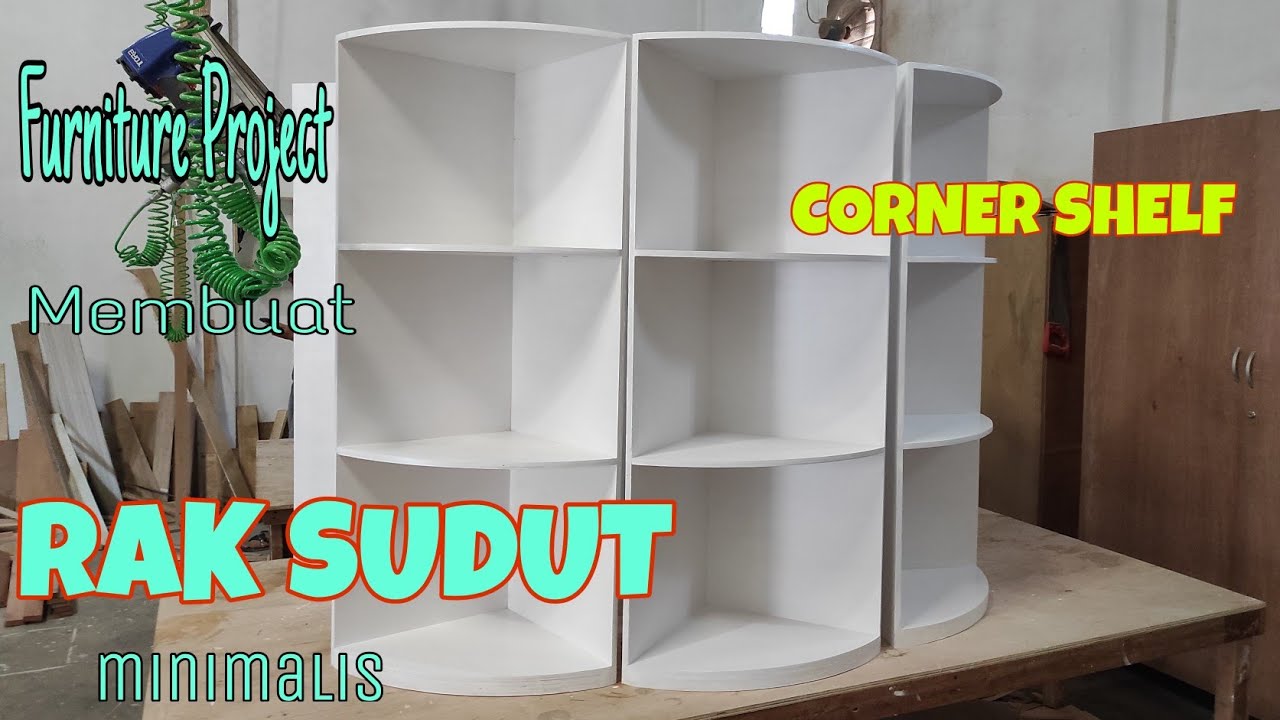 MEMBUAT RAK SUDUT DARI MULTIPLEK - RAK SUDUT MINIMALIS - YouTube