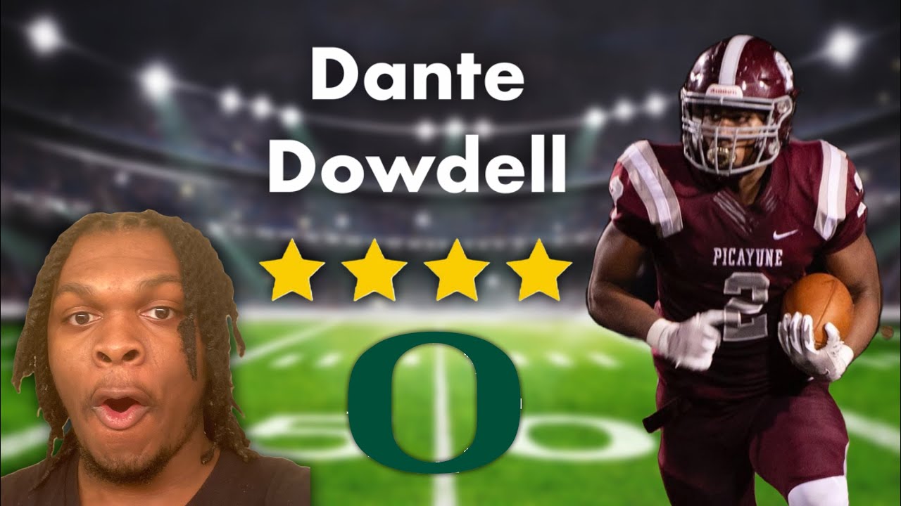Dante Dowdell Highlights Reaction! Oregon Football Commit! - YouTube