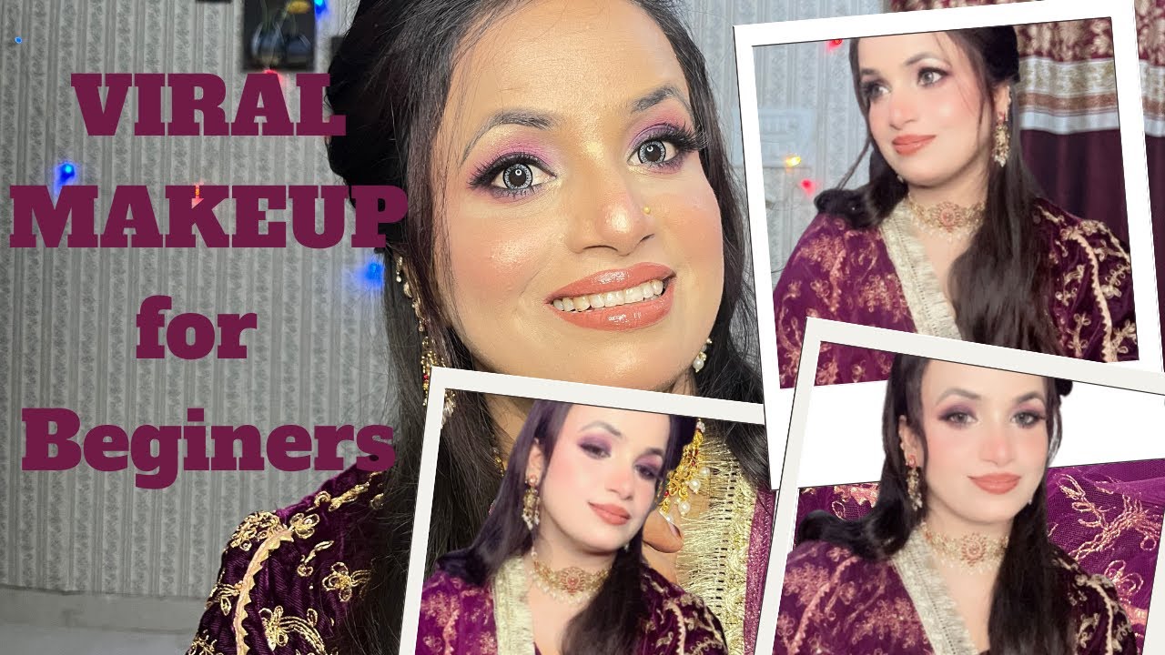 viral makeup tutorial for beginners #engangement #partymakeup # ...