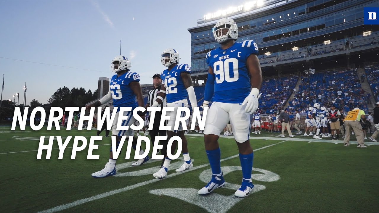 2022 DUKE FOOTBALL HYPE VIDEO VS. NORTHWESTERN - YouTube