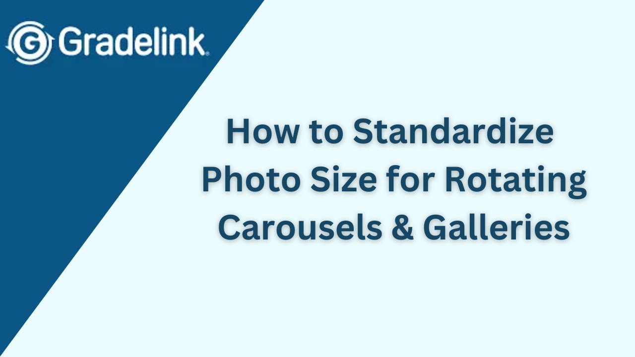 How to Standardize Photo Size for Rotating Carousels & Galleries - YouTube