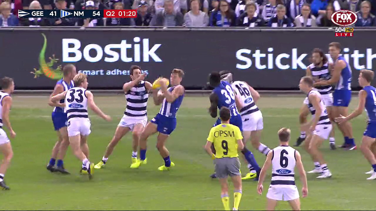 Round Two AFL Highlights: Geelong v North Melbourne - YouTube