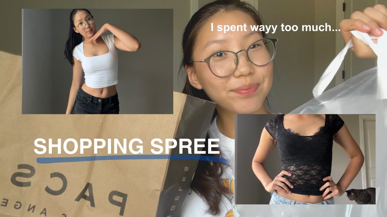 SHOPPING VLOG | try on haul - YouTube