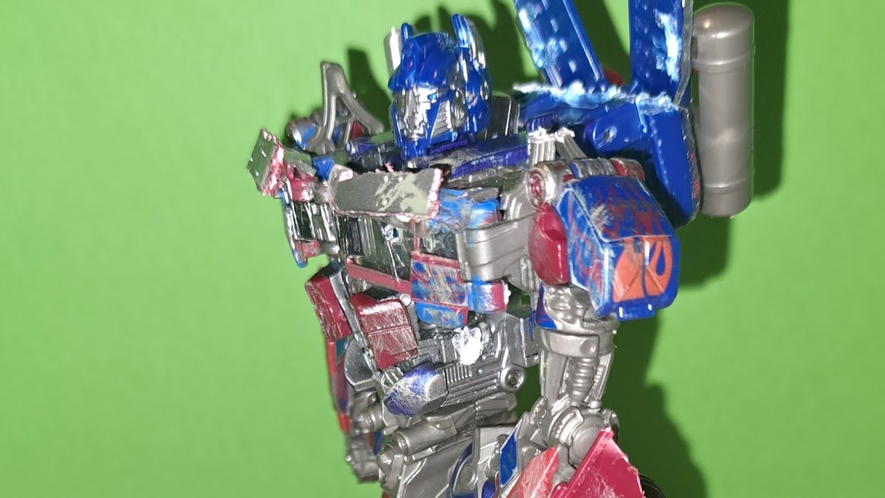 Transformers Custom Forest Battle Optimus Prime [Read Comments] - YouTube