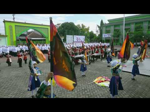 Marching Band Gita Prima MIN 1 Kota Madiun dalam Upacara HAB Kemenag Kota Madiun Tahun 2025