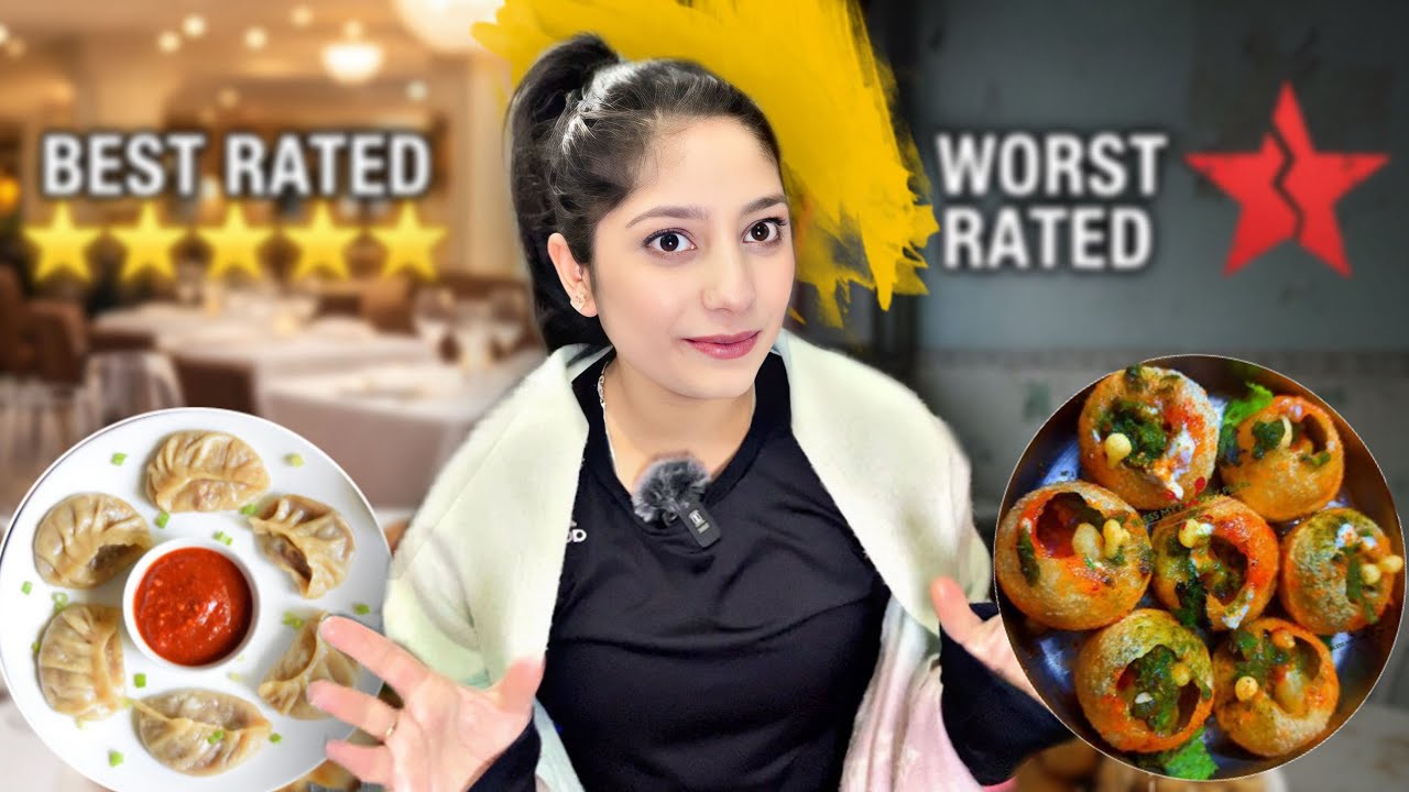 "Best vs Worst Rated Restaurant: Expectation vs Reality! 😱" day 3/100 ...