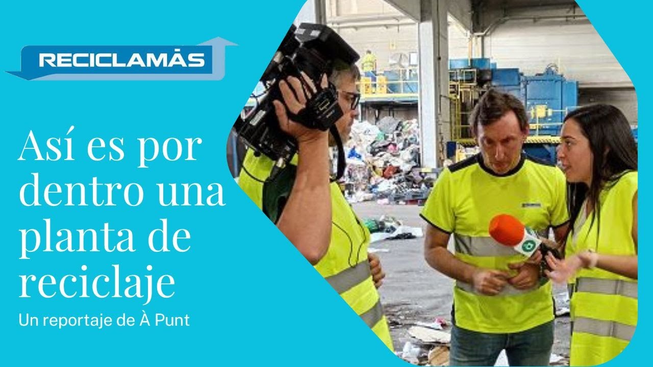 Así es una planta de reciclaje y de tratamiento de residuos (visita de ...