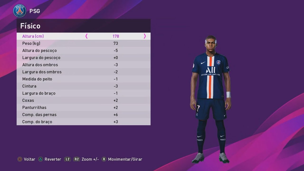 Edição Kylian Mbappé - PSG (PES2020) - YouTube