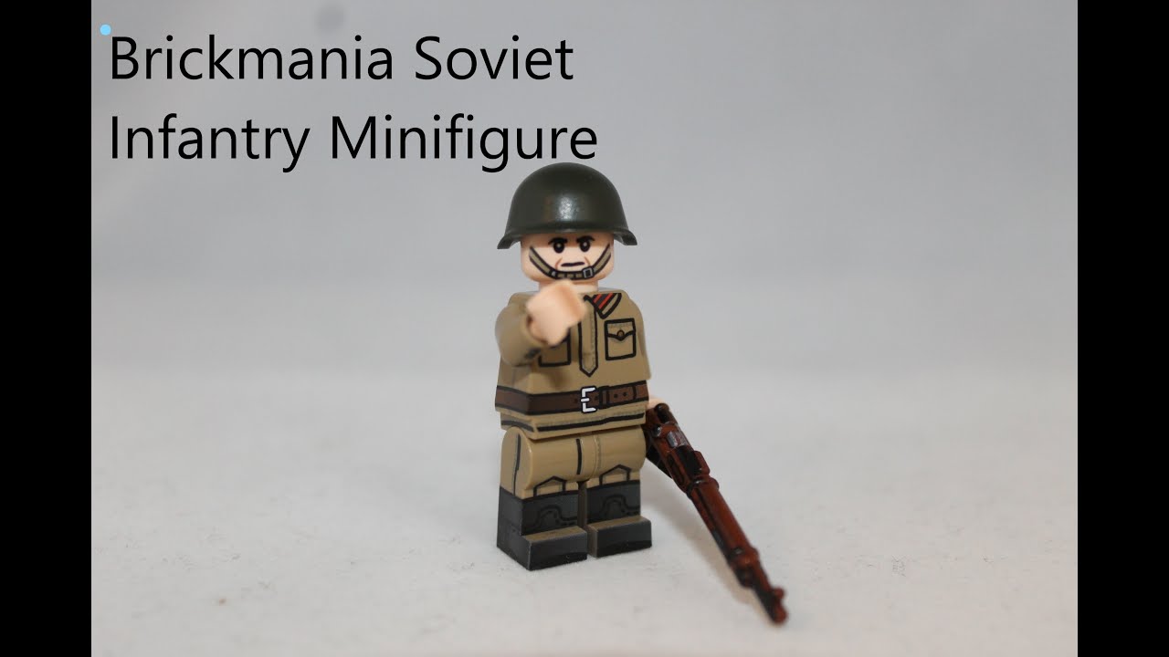 Brickmania WW2 Soviet infantry minifigure review - YouTube