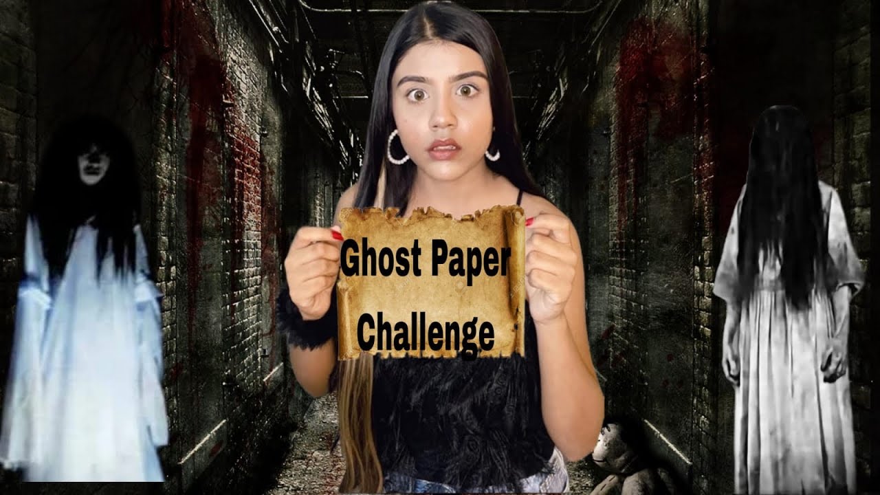 The Ghost Paper Horror Ritual Challenge At 3 AM | * Sprit Scratched The ...