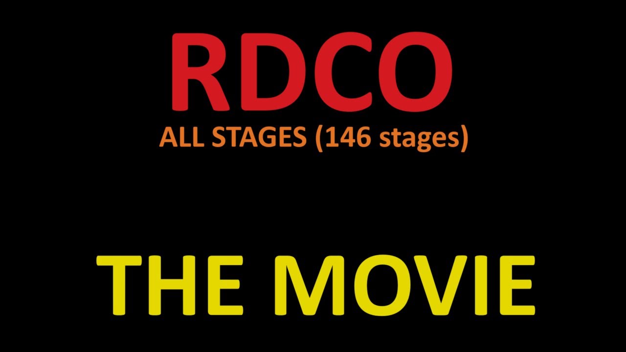 RDCO Movie: All Stages (146 stages) - YouTube