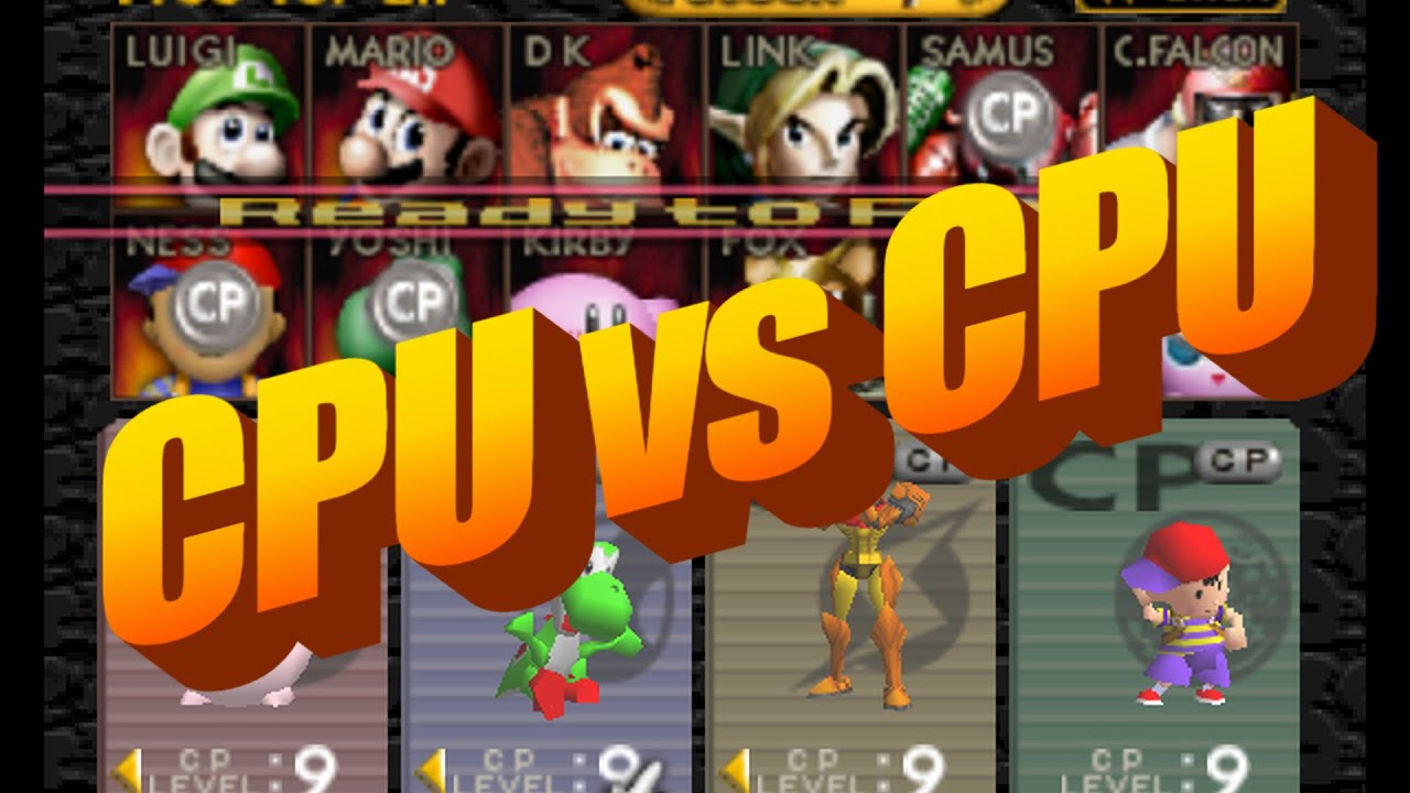 Super Smash Bros - CPU vs CPU (Over 2 hours) - YouTube
