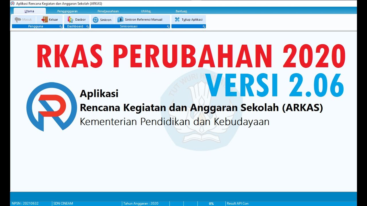 RKAS Perubahan 2020 - YouTube