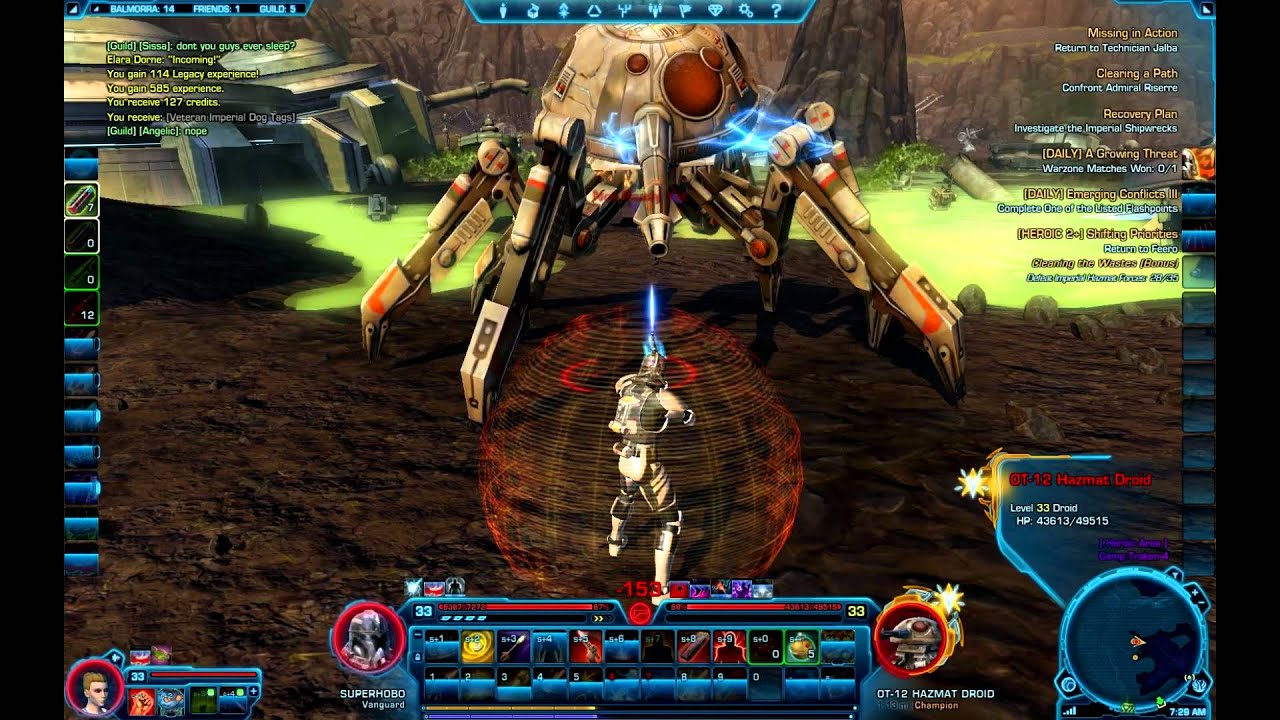 SWTOR Vanguard Solo PVE - YouTube