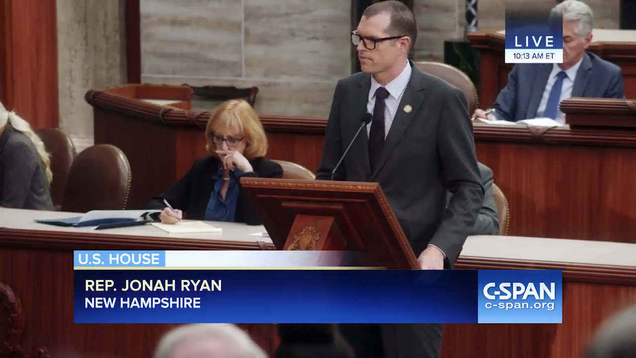 Congressman Jonah Ryan discusses Daylight Saving on the House Floor ...