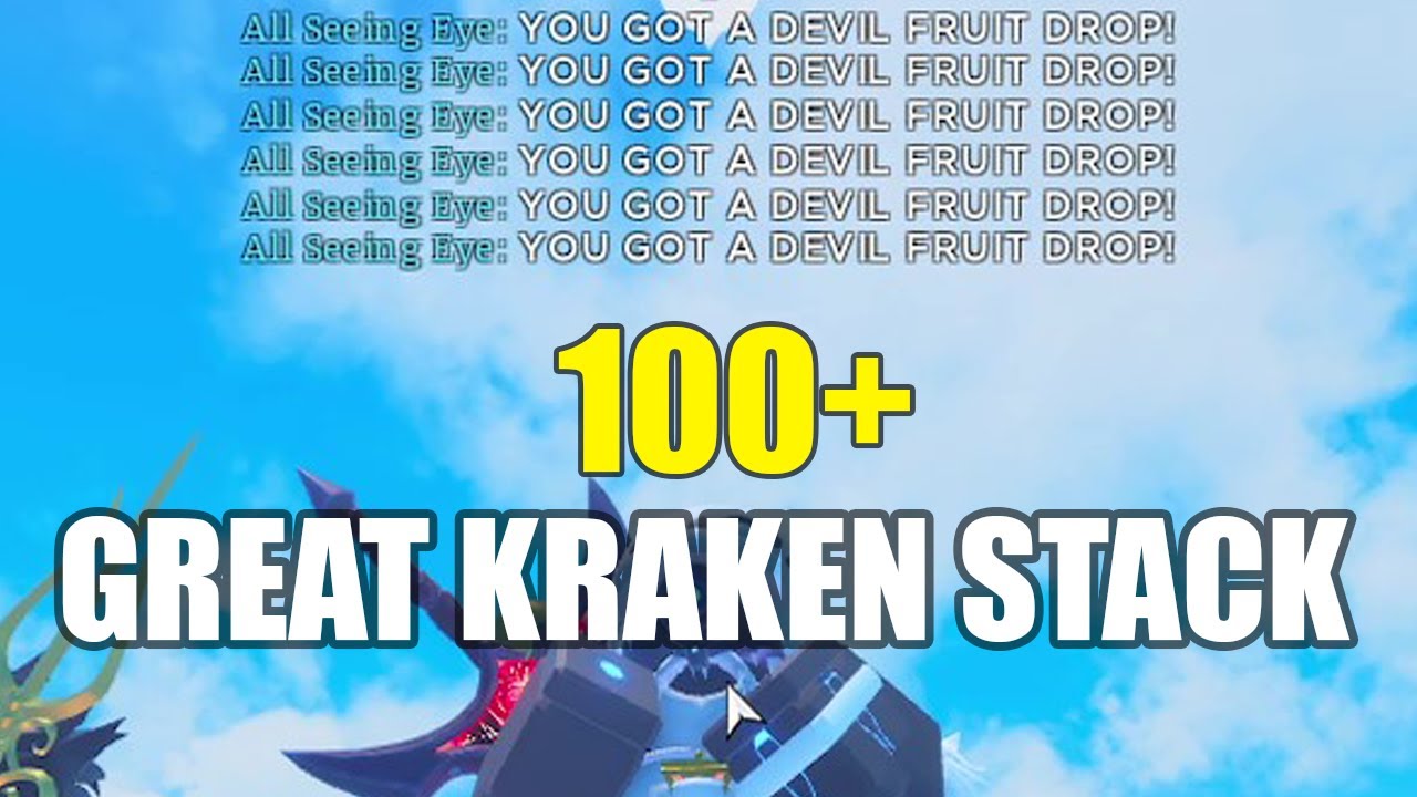 GPO |🐙100+ GREAT KRAKEN DROPS 4X LOGIA (UPDATE 8) - YouTube
