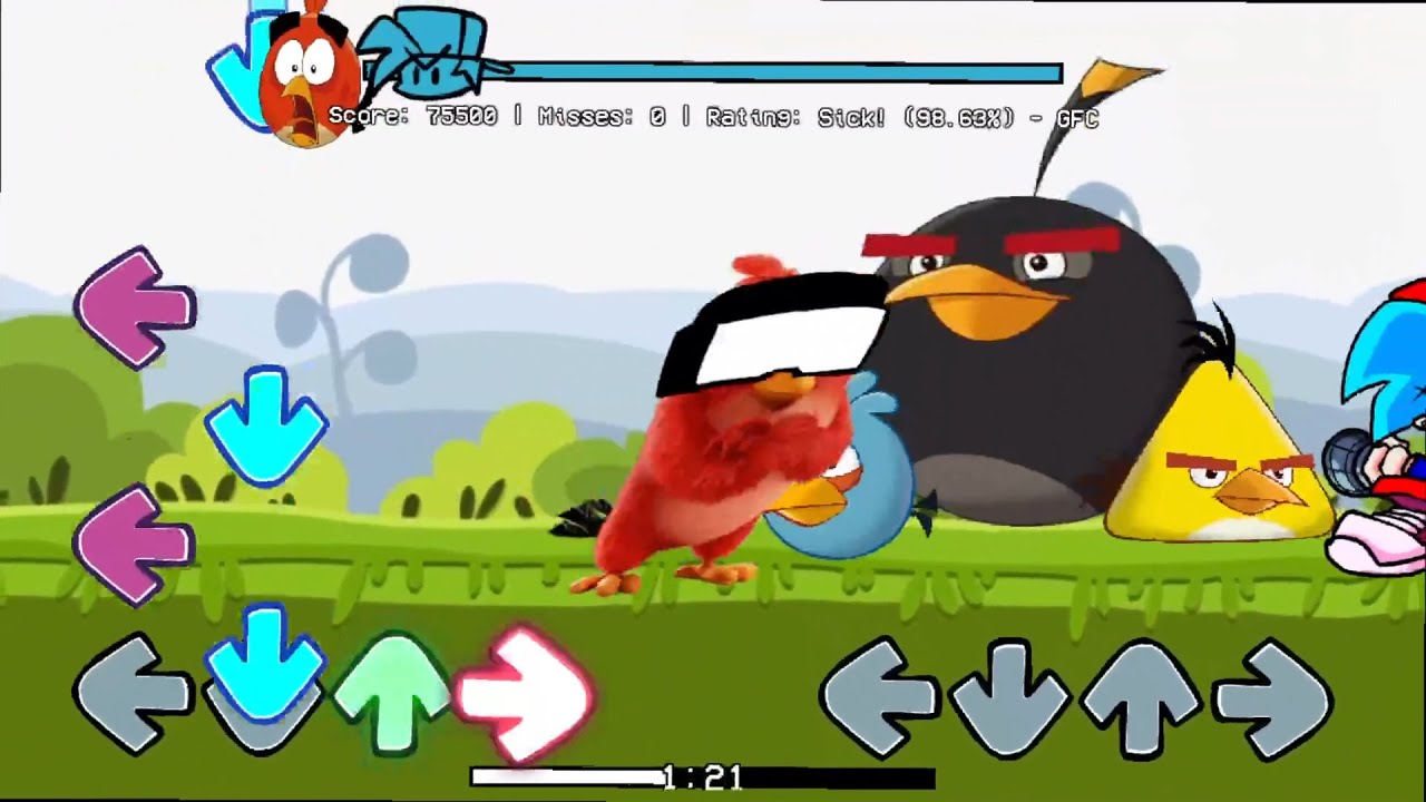 FNF - VS RED BIRD - Red Bird (composed by JPR.xml) (FC) - YouTube