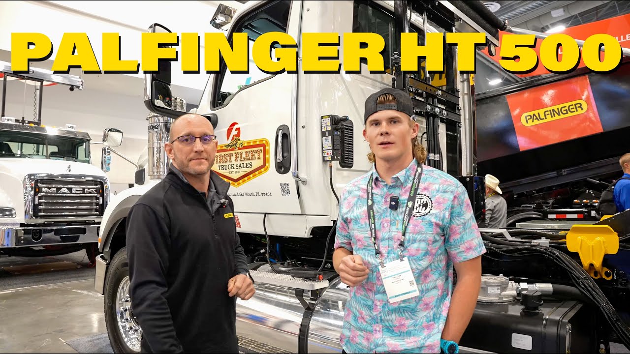 Palfinger's New HT 500 Hook Lift - Walk Around - YouTube