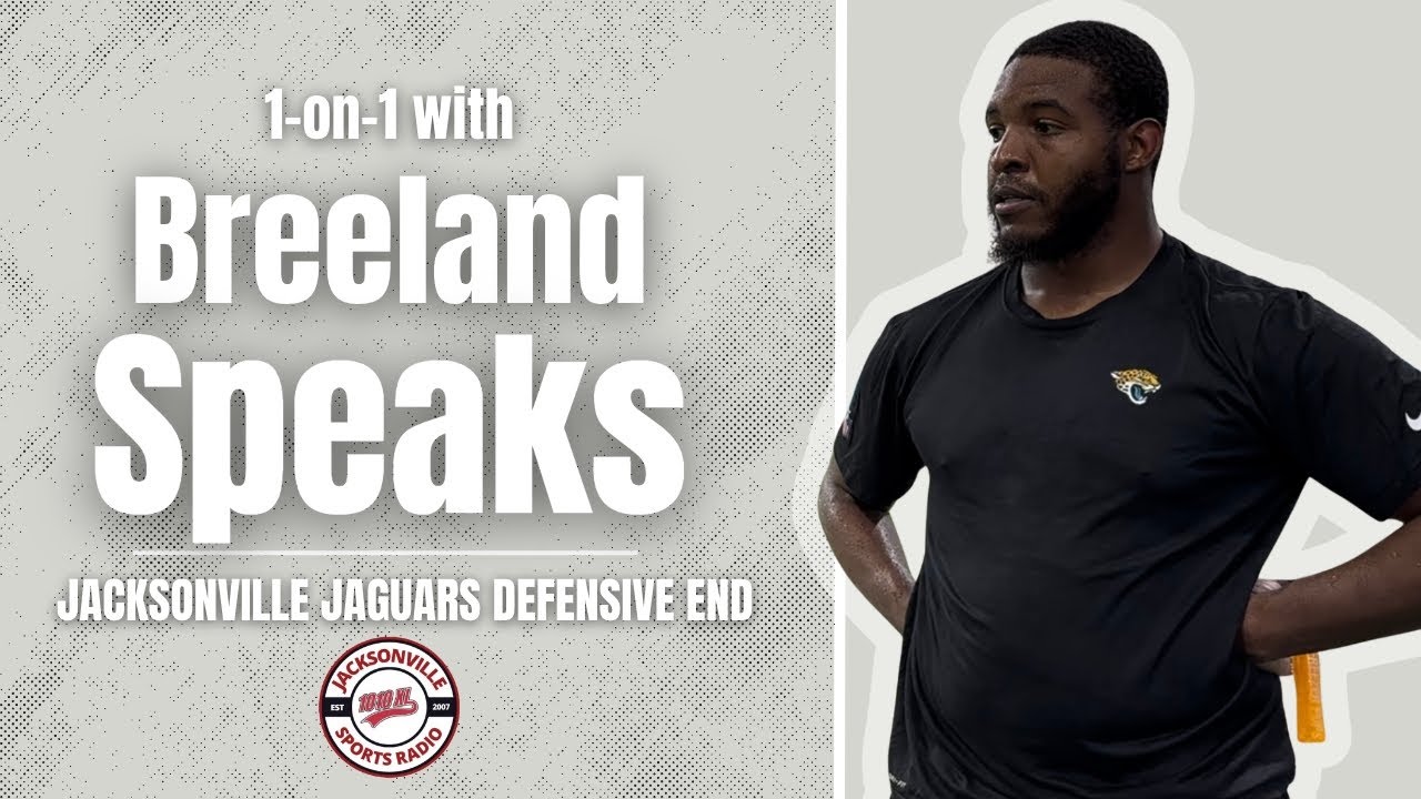 Jacksonville Jaguars Defensive End Breeland Speaks 1-on-1 | Training ...