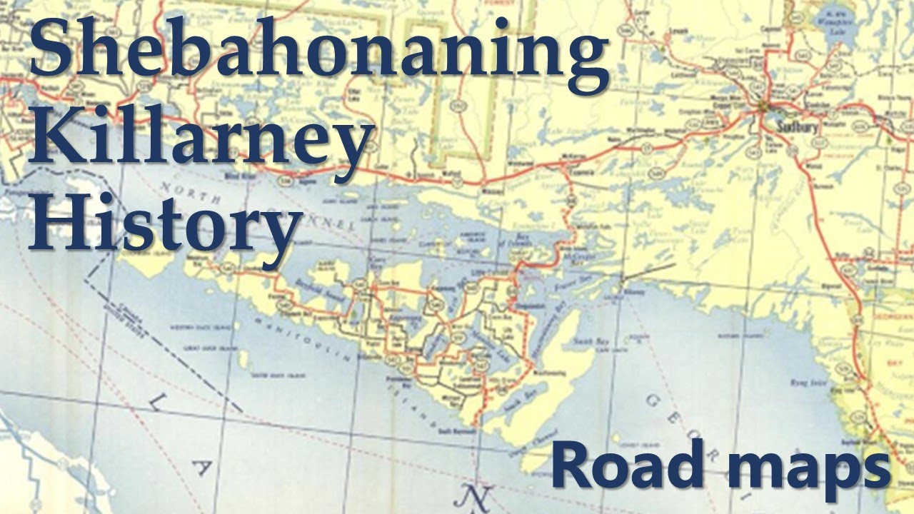 Road maps of our area from 1923 to 1962 - YouTube
