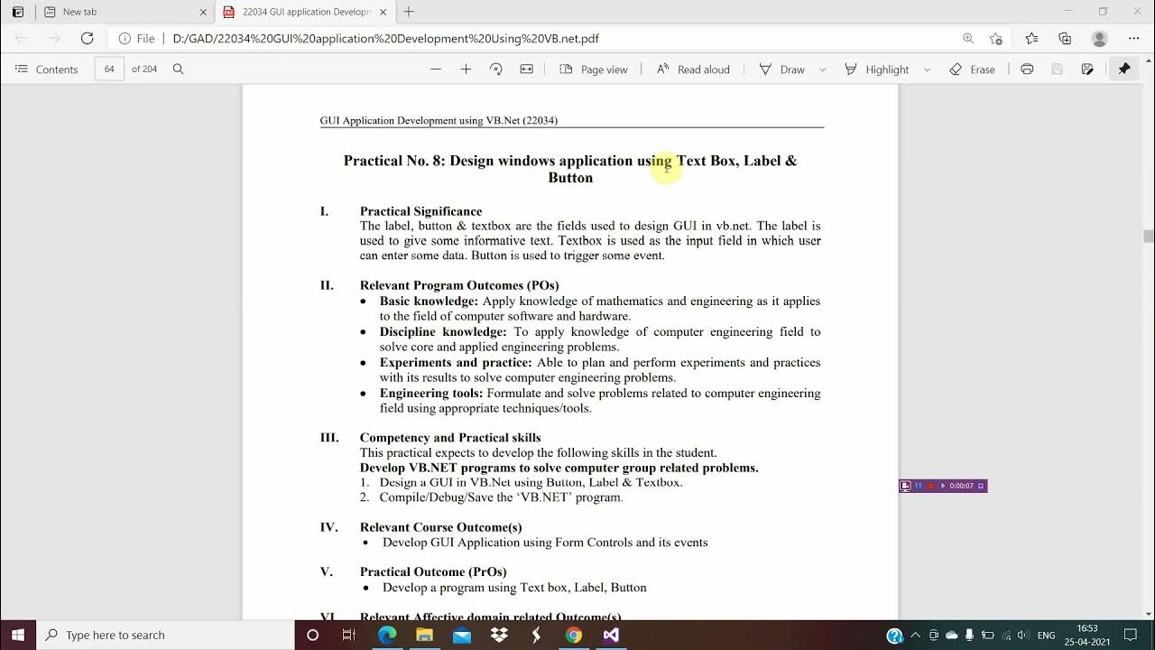 Design Windows Application in VB. NET using Text Box, Label and Button ...