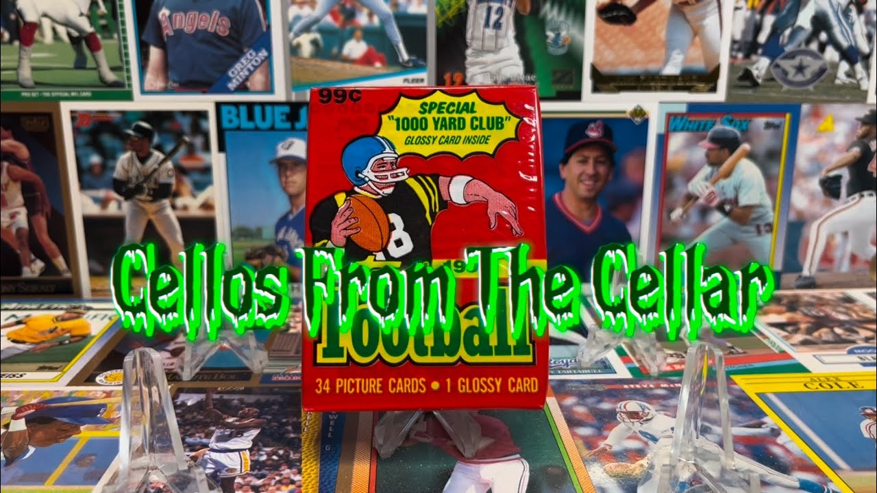 1990 Topps Football Cello Pack - CELLOS FROM THE CELLAR - YouTube