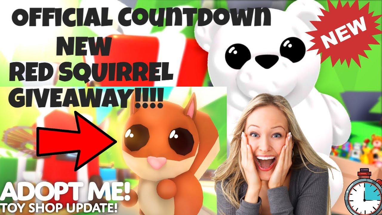 🔴LIVE 🧸 ADOPT ME NEW TOY SHOP! RED SQUIRREL PET UPDATE COUNTDOWN 🧸 ...