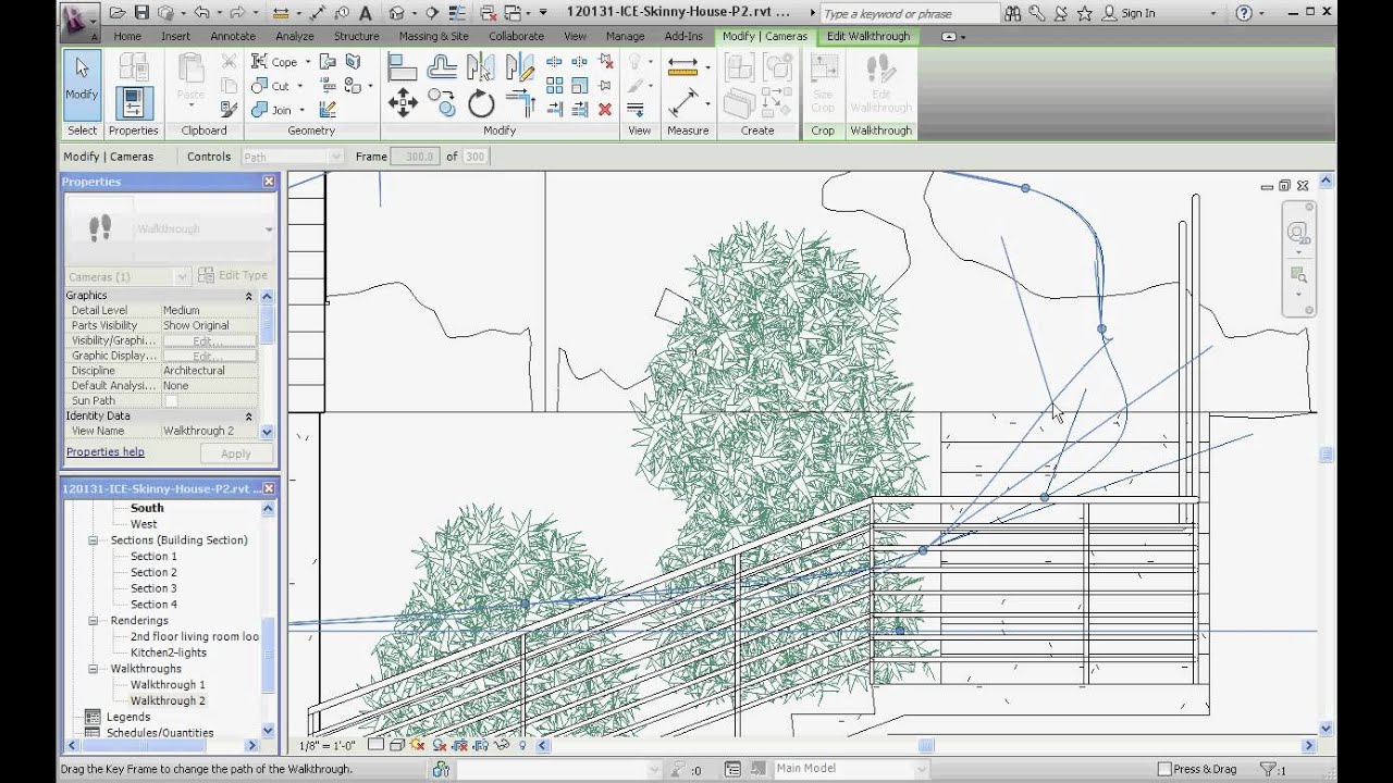 Revit "Walk Through" Part 3, Modifying the Vertical Parameters Stairs ...