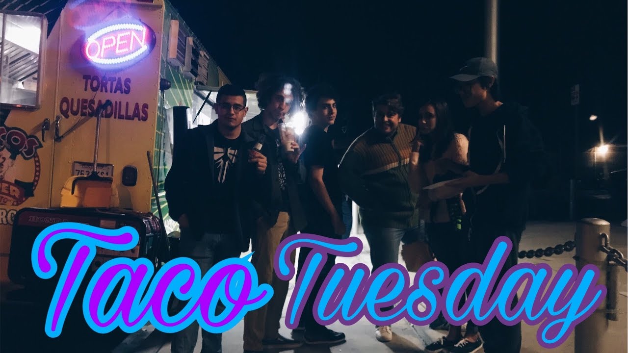 taco truck tuesday! chapman vlog! - YouTube