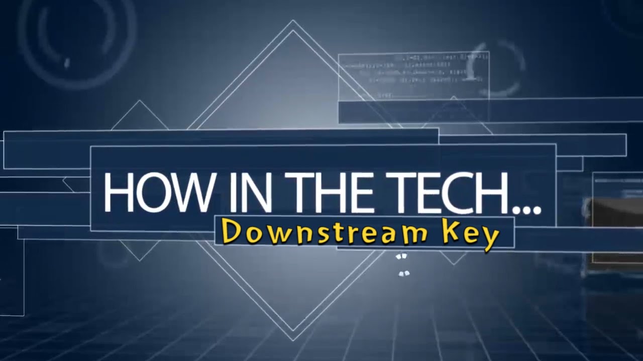 Live Production Graphics | Downstream Key |Technical Director | ATEM ...