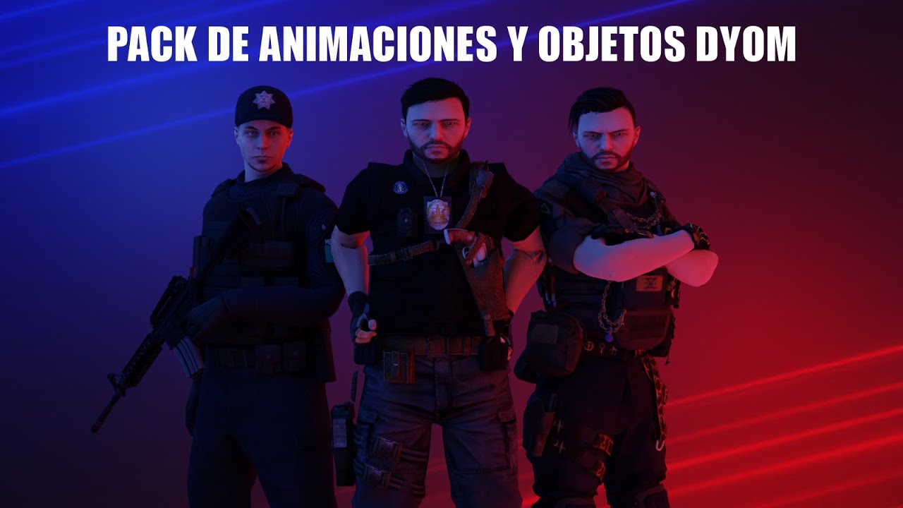Pack de animaciones y objetos DYOM / REGALO POR LOS MIL SUSCRIPTORES / Gta San Andreas loquendo ...
