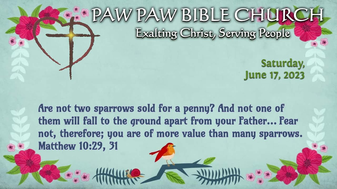 6/17/2023 "Hope in Persecution" Saturday Worship - YouTube