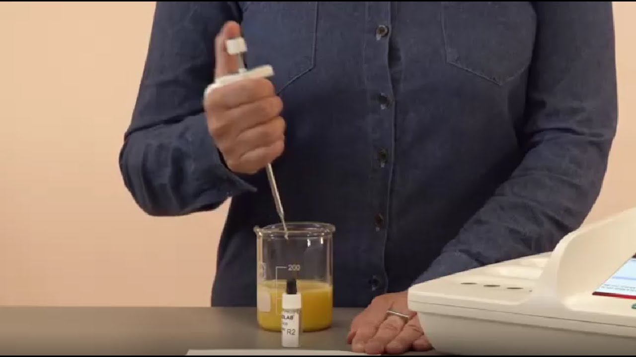 L Lactic Acid Test for Eggs on the CDR FoodLab. - YouTube