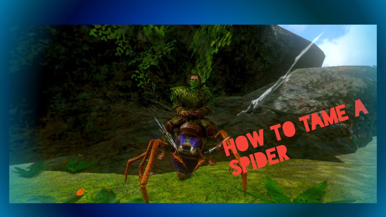 How to tame spider in ark survival evolved mobile by Crazy Gamer - YouTube