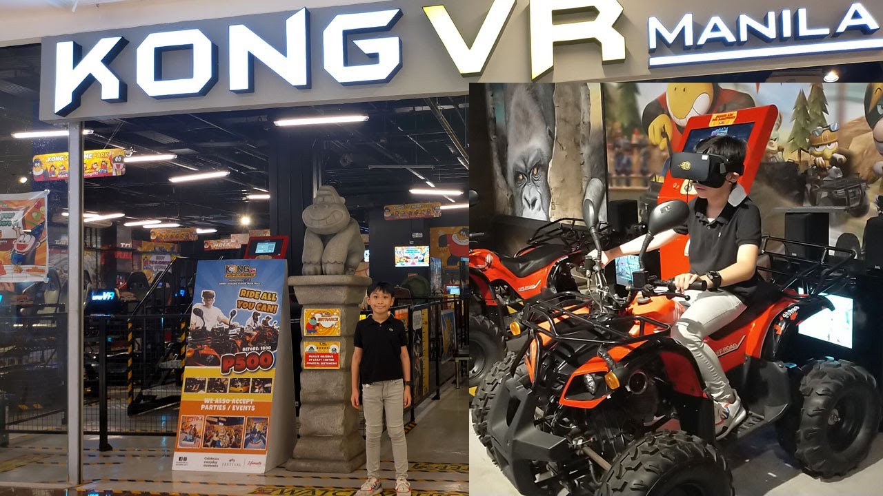 KONG VR Manila Theme Park Festival Mall Alabang - YouTube