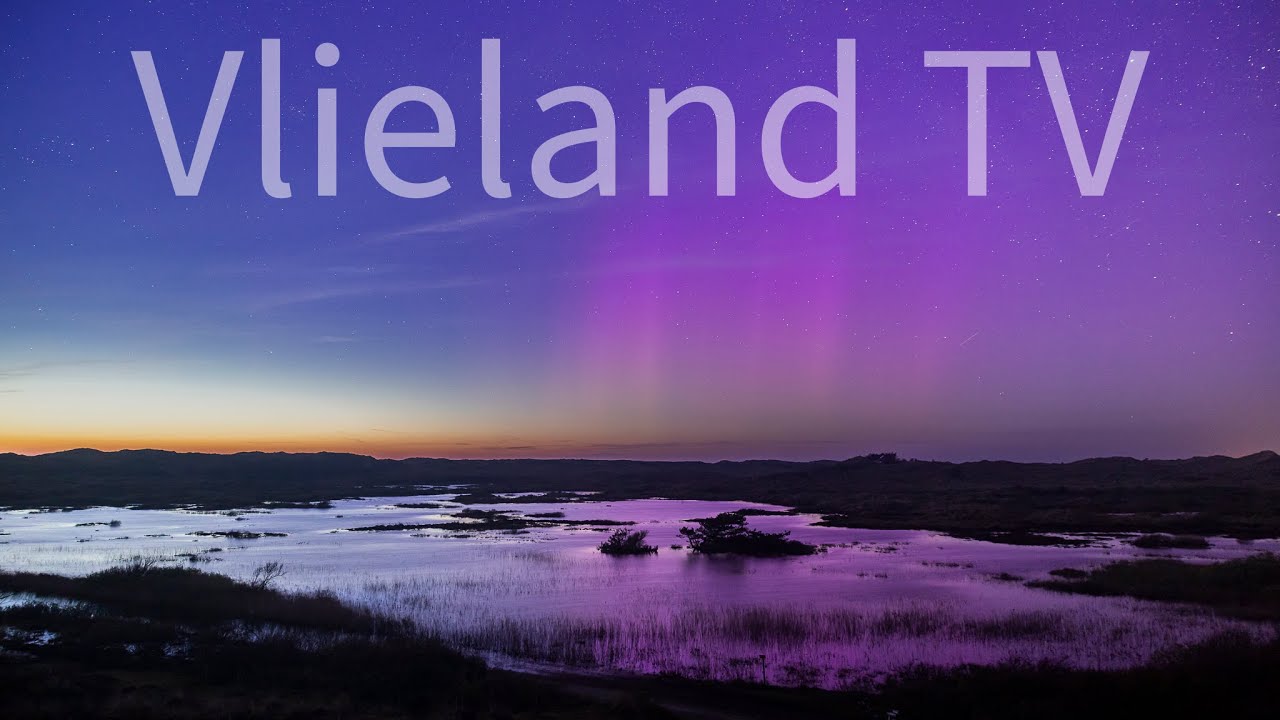 Noorderlicht op Vlieland, spektakel ! - YouTube