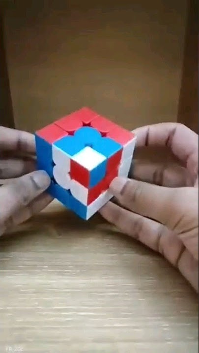 how to make cube in a cube in a cube pattern on cube #cubing #aki #cube #flag #allah #cubes # ...