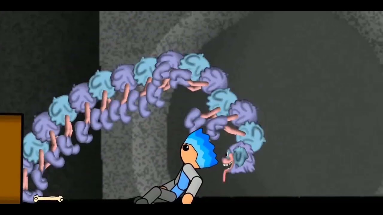 (dc2/poppy playtime/chapter 2) pj pug-a-pillar test jumpscare + link👇 ...