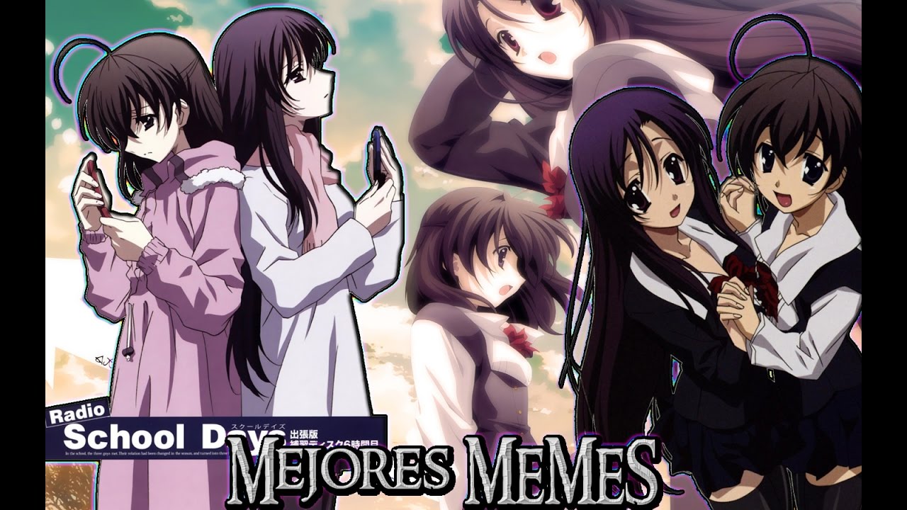 SCHOOL DAYS IMAGENES GRACIOSAS Y DIVERTIDAS | MEMES DE SCHOOL DAYS ...