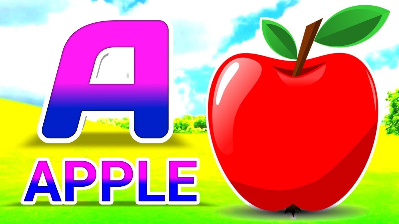 A FOR APPLE,B FOR BALL, ALPHABET,A TO Z, CAPITAL ALPHABET LEARN AND ...