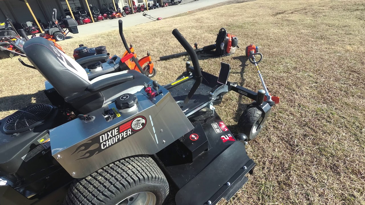 Dixie Chopper 60" Magnum Kawasaki and Husqvarna W448 Package - YouTube