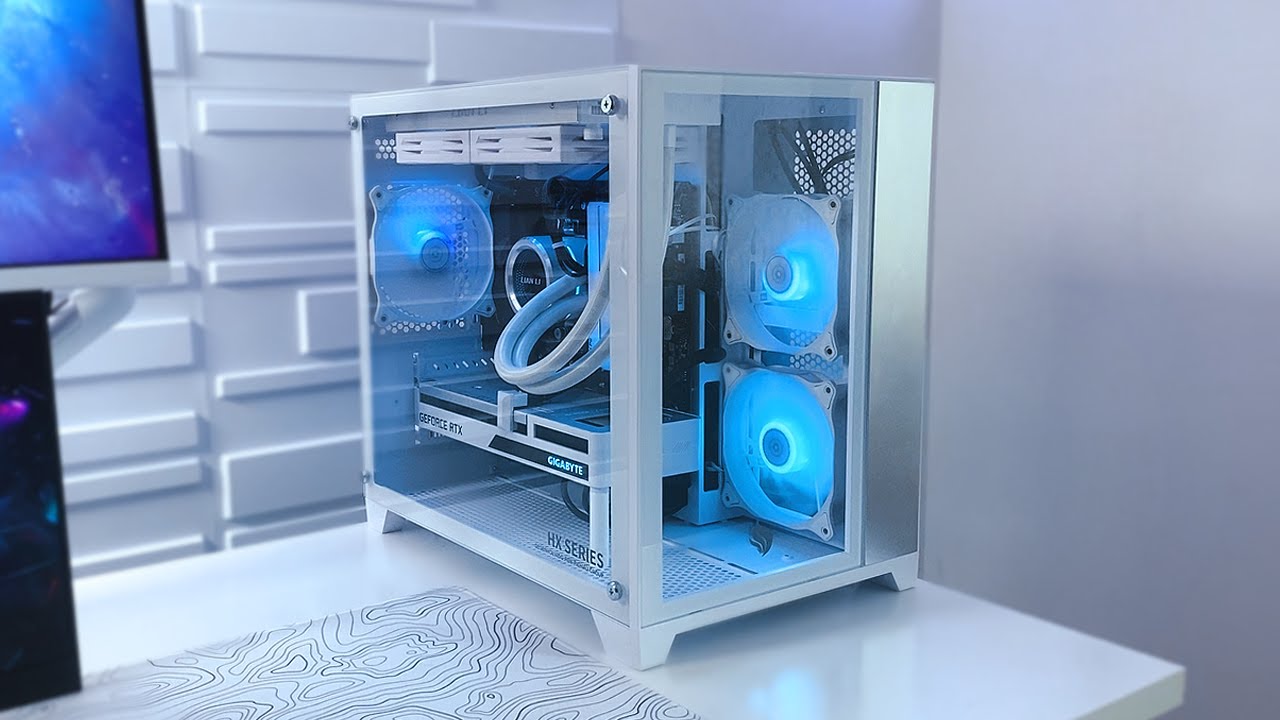 Montando meu PC no Gabinete Aquário HX710L da Pichau! - YouTube