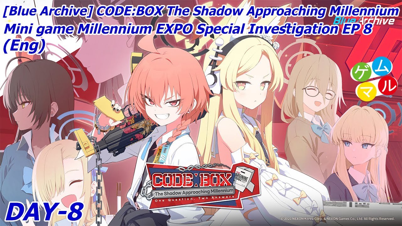 【Blue Archive】 CODE BOX Millennium EXPO Special Investigation EP 8 ...