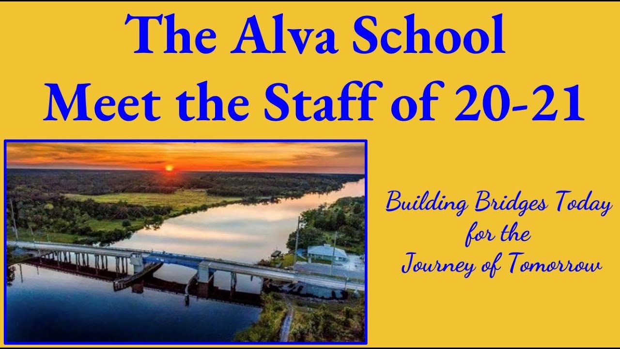 Meet The Alva School Staff of 2020-2021 - YouTube