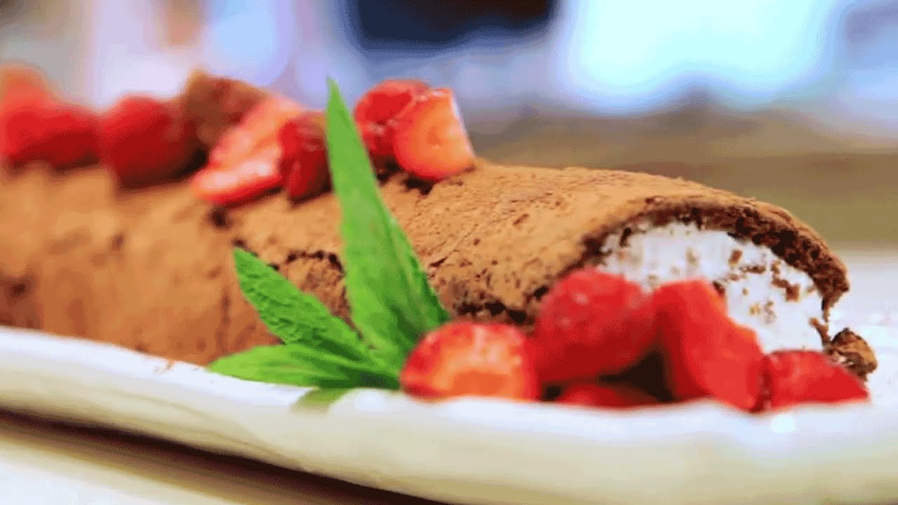 Chocolate Roulade: Holiday Dessert Special | Southern Living - YouTube